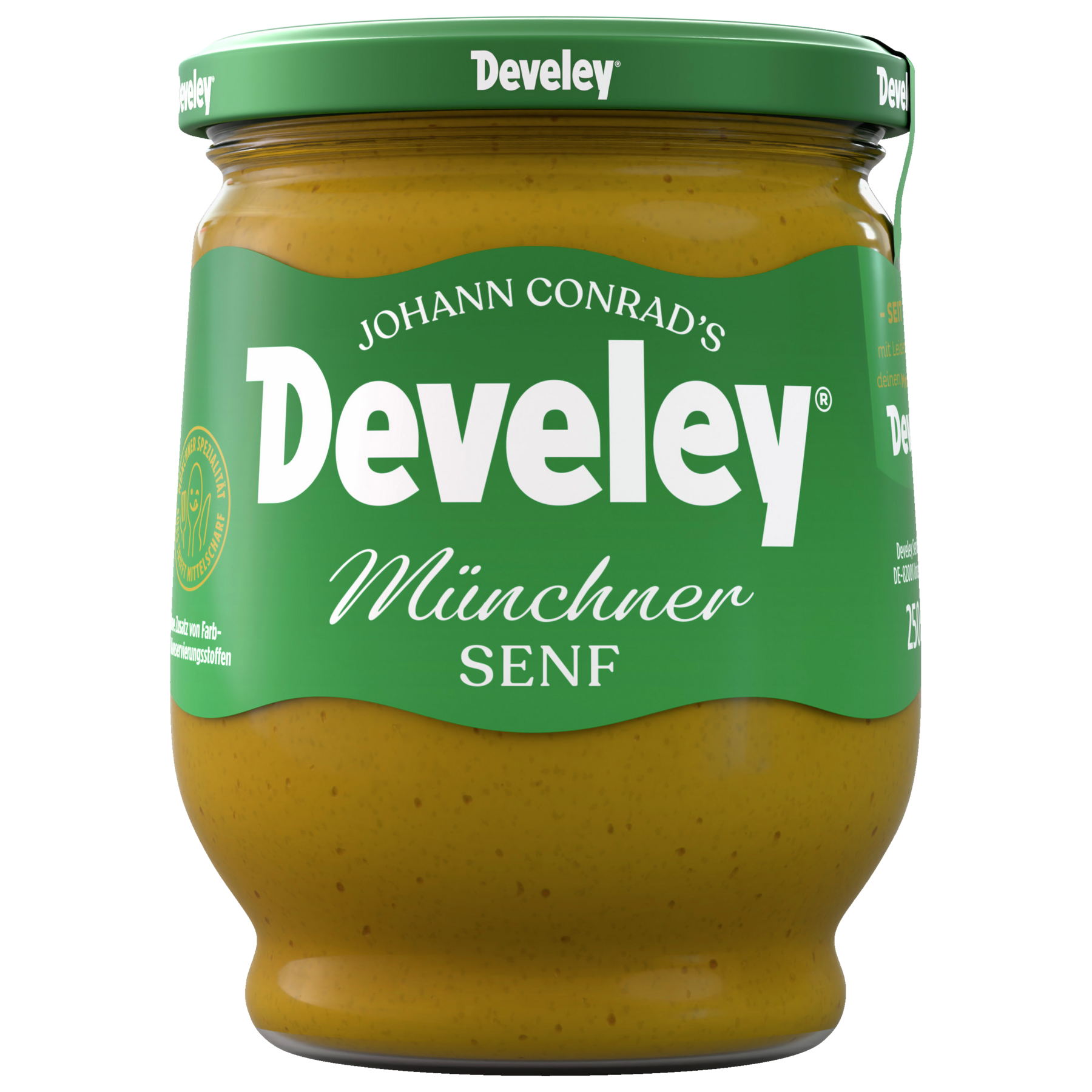 Develey Münchner Senf - Perfekt für Leberkäse und Brotzeit