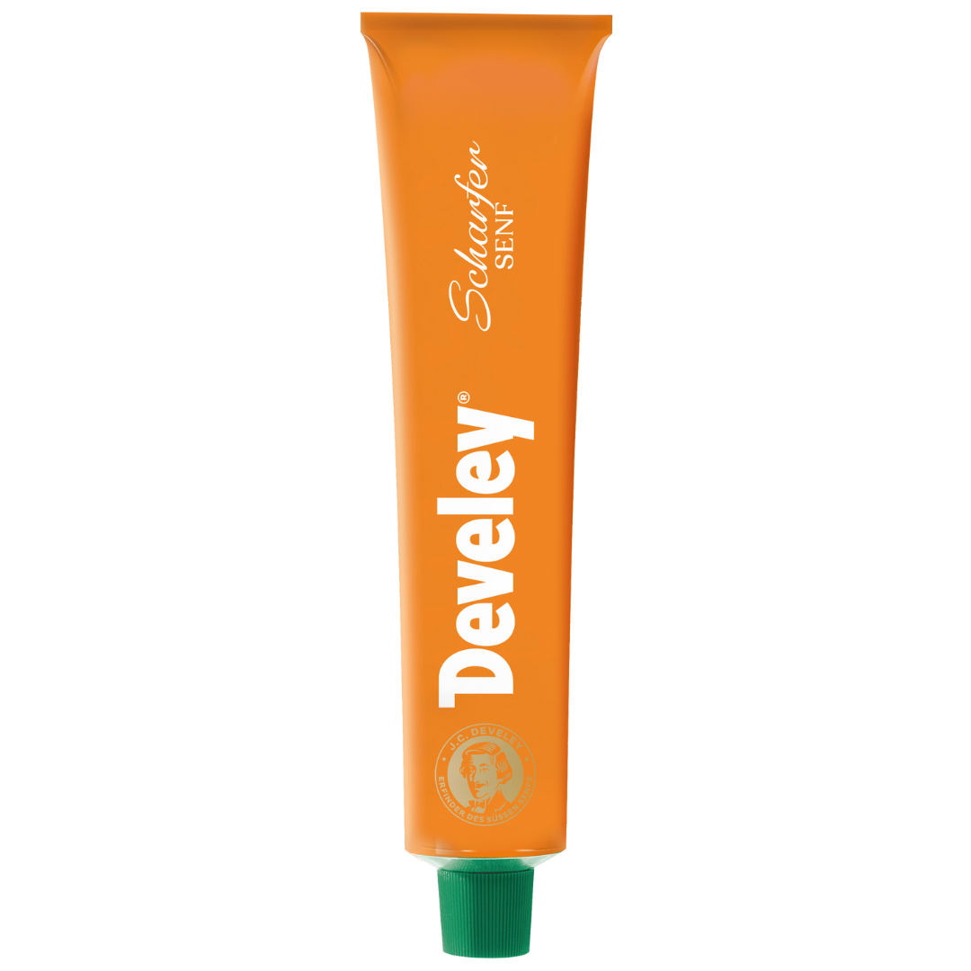 Develey Senf Scharf in Tube - 12x 200ml unkompliziert bestellen!